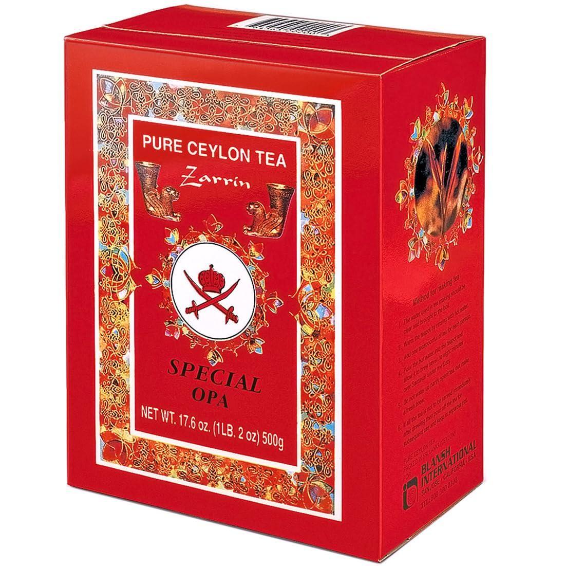 Zarrin Pure Ceylon Tea Red Box 500g – the international pantry