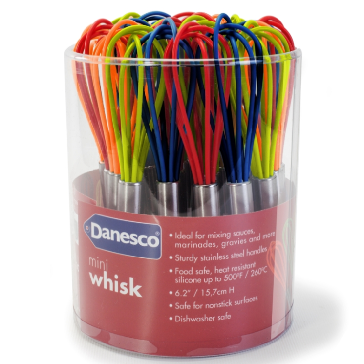 Danesco Silicone Mini Whisk - Choose Color – the international pantry