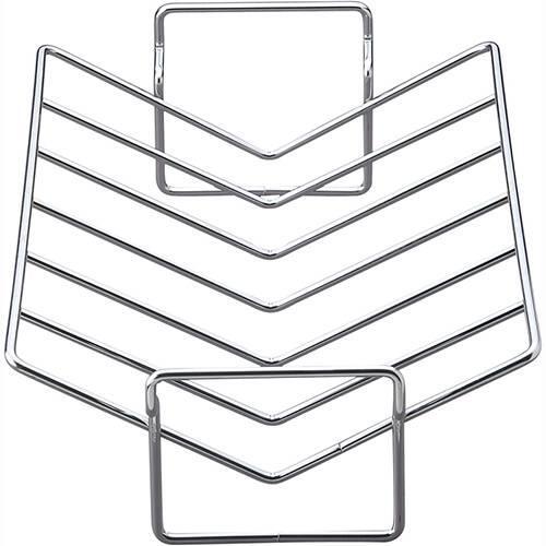 Harold Import Company Stainless Steel "V" Shaped Roasting Rack 15" x 1 ...