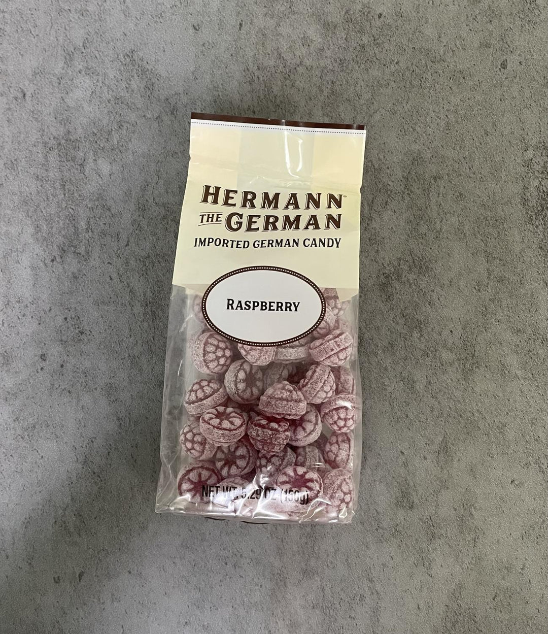 Raspberry drops Hermann the German 5.29oz bag – the international pantry