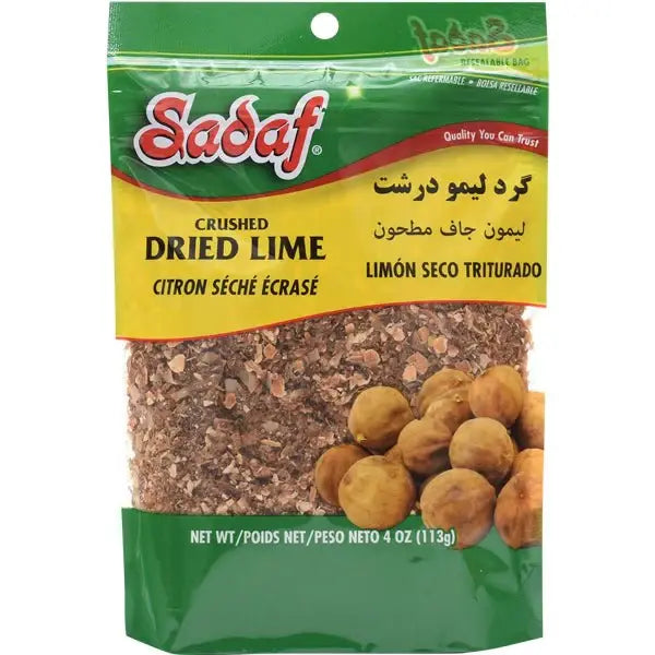 Sadaf Dried Lime Crushed 4oz (Phoenicia labels this as Sadaf Lemon Cru ...