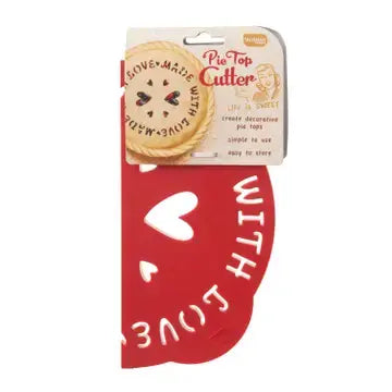 Talisman Pie Top Cutter "Made with Love" – the international pantry