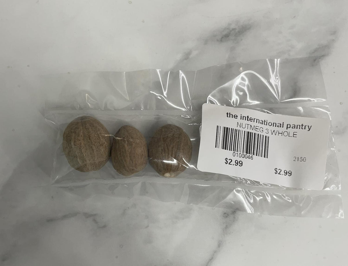 Whole Nutmeg - Package of 3 Pods – the international pantry